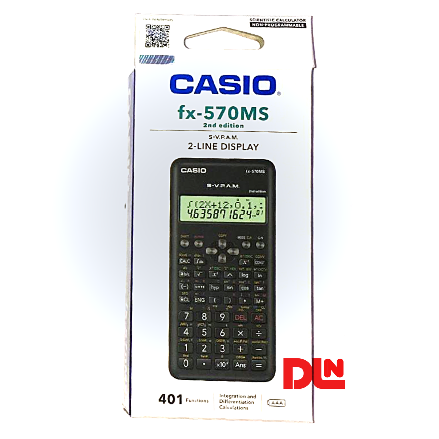 CASIO Scientific Calculator Model fx-570MS - Delonix Corporation Sdn Bhd